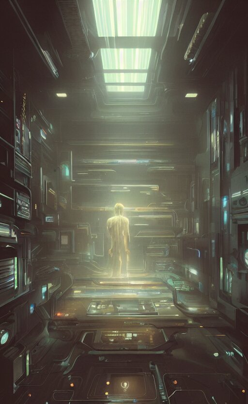 Lexica - A human brain in a cyberpunk research lab, masterpiece digital ...