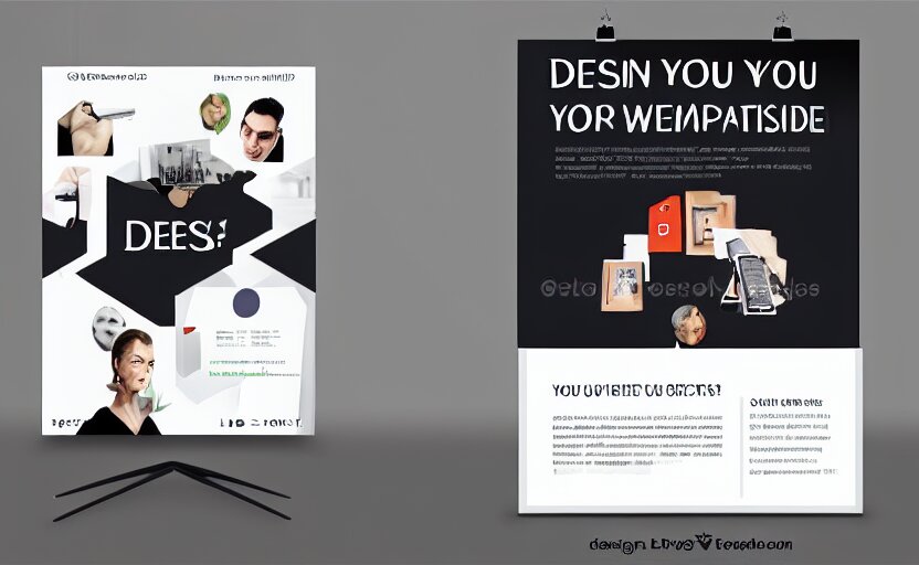 design your website advertisement, poster, modern, flat - Arthub.ai