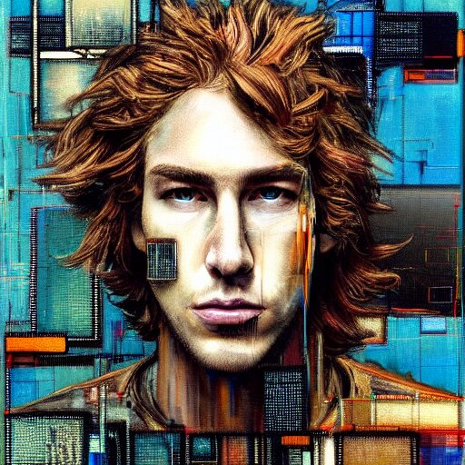 Lexica - Hyperrealistic portrait of a cyberpunk cody fern with chest ...
