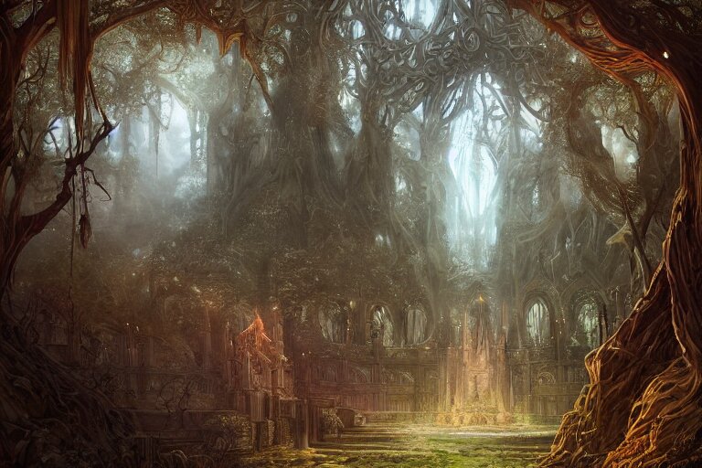 Lexica - Forest of spirits singing to the church bells below, d & d ...