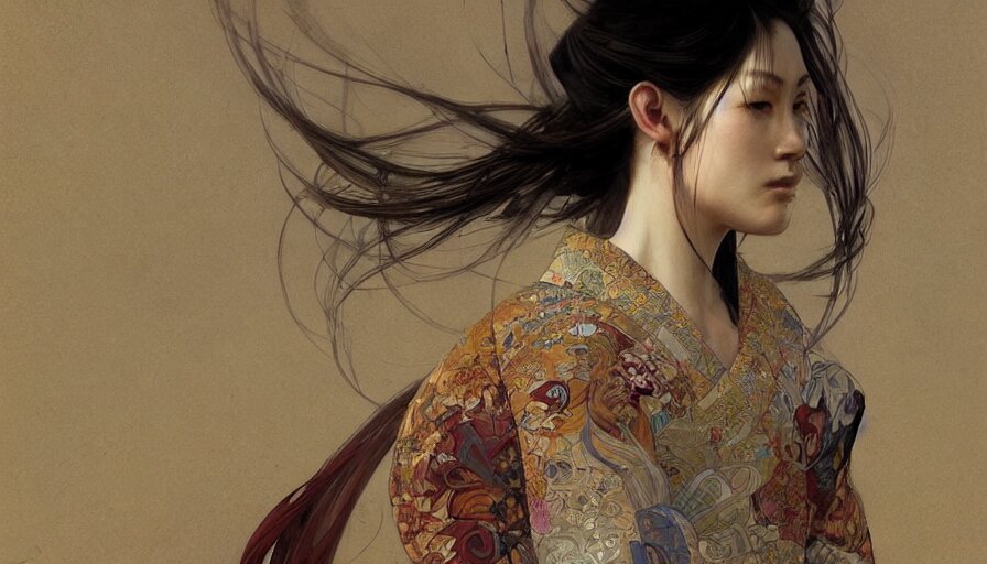 Lexica - A beautiful realistic painting of a samurai, intricate ...