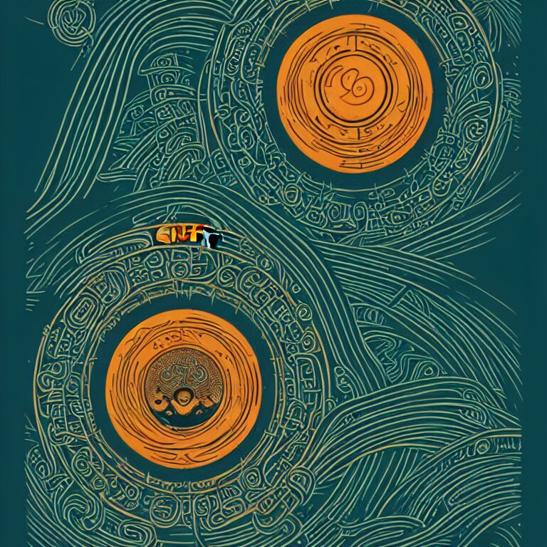 Lexica - Giant Floating Circular Ancient Sacred Calligraphy Enso ...