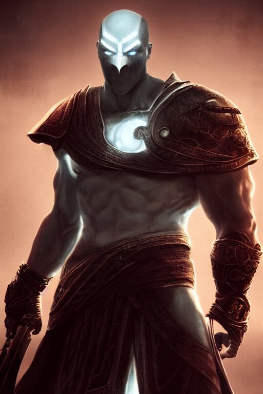 Lexica - Symmetry of moon knight mixed with kratos from gow, rpg ...