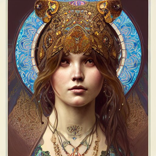 Lexica - A portrait of a female bear hybrid, upper half portrait ...