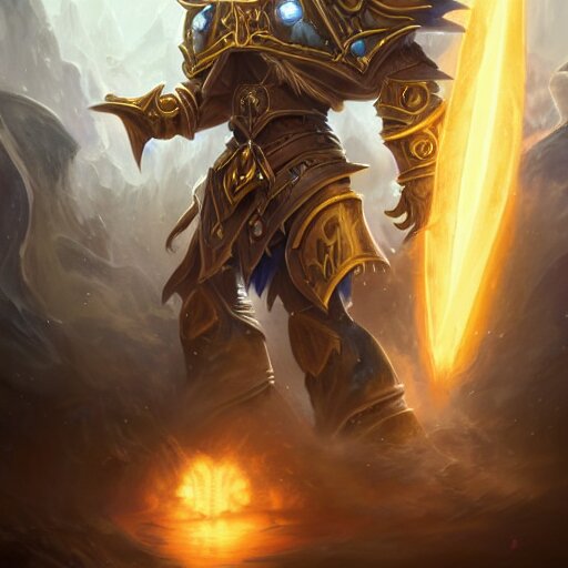 Lexica - World of warcraft lightforged human paladin, artstation hall ...