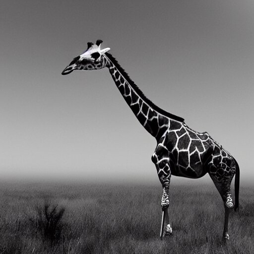 Lexica - “ extremely tall scary nightmare giraffe