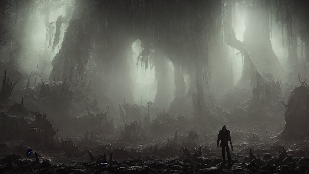Lexica - Heart of Darkness with many monsters, Eldritch, 8K, concept ...