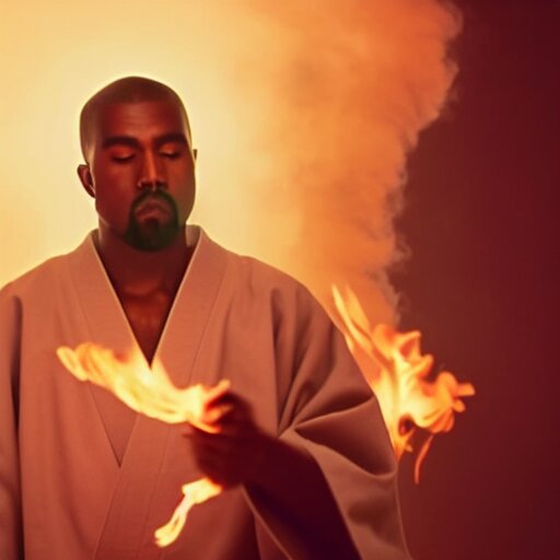 Lexica - Cinematic film still of Kanye West starring as a Japanese ...