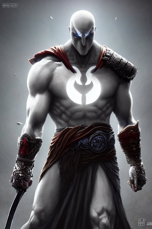 Lexica - Symmetry of moon knight mixed with kratos from gow, rpg ...