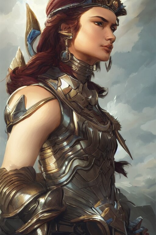 Lexica - Amazon valkyrie athena, d & d, fantasy, portrait, highly ...