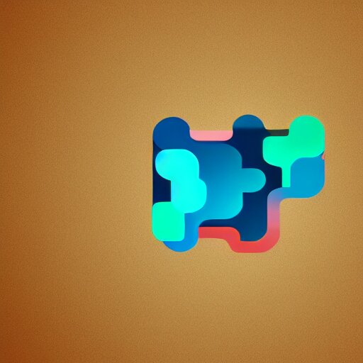 Abstract modern flat design logo of shapes morphing into one ano ...