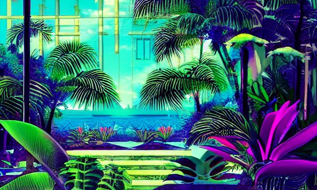 Lexica - Vaporwave Jungle