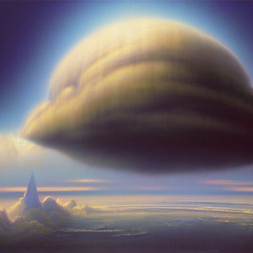 Lexica - Cinematic view of a science - fiction cloudscape, surreal ...