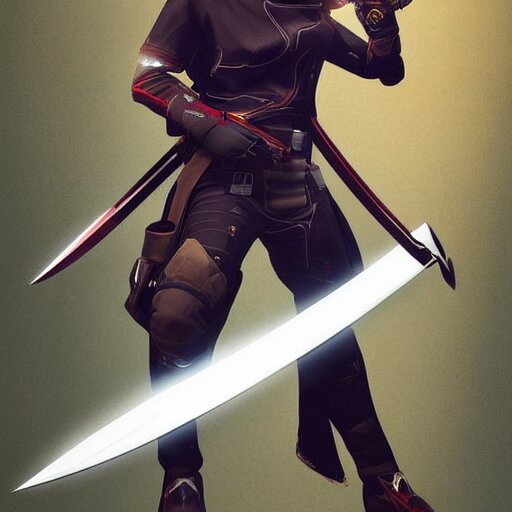 Lexica - Destiny 2 hunter wielding a katana in an action pose ...
