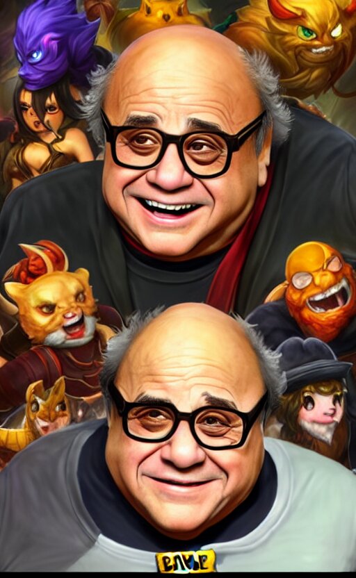 Lexica - Danny DeVito as a character in the game League of Legends ...