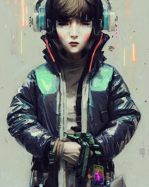 Lexica - Detailed portrait neon operator girl, cyberpunk futuristic ...