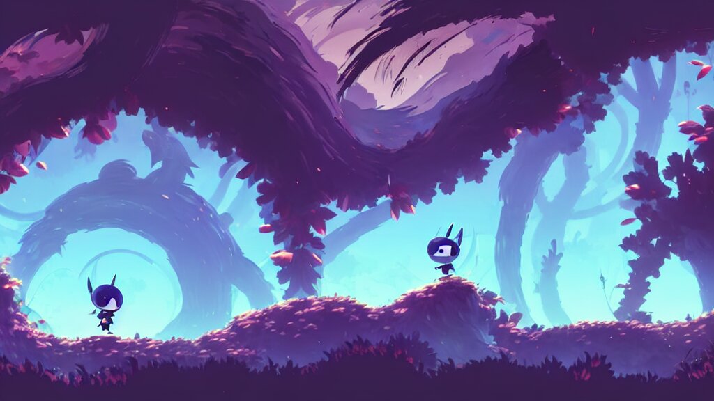 Lexica - Side scrolling, press square to jump, studio ghibli, sharp ...