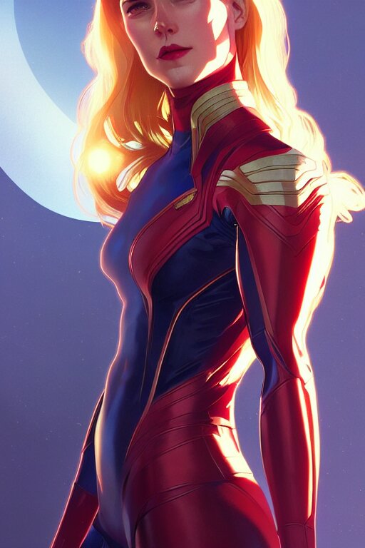Lexica - A portrait of carol danvers, fantasy, sharp focus, intricate ...