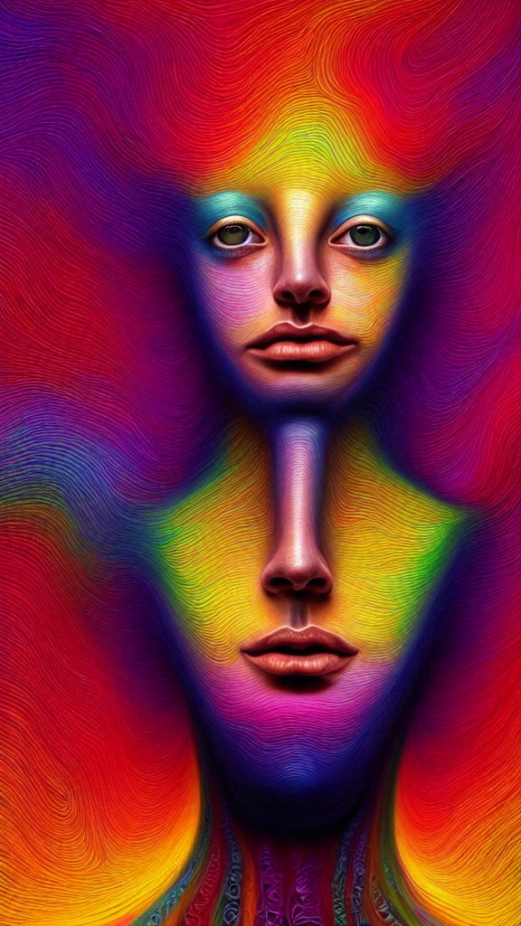 hyperrealistic abstract close-up female! portrait Renaissance ps ...