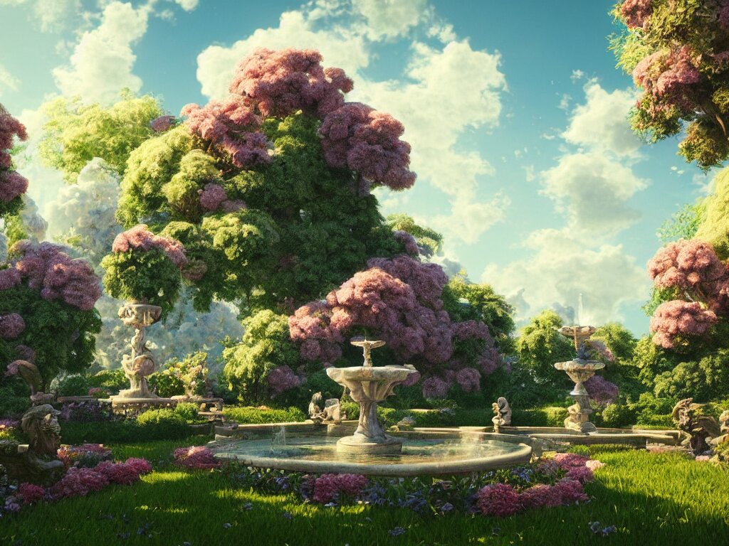 Lexica - Beautiful landscape, gorgeous victorian mansion with beautiful ...