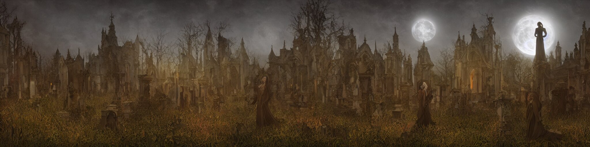 Lexica - An ultra detailed animation of a glowing apparition in a ...