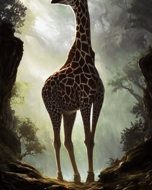 Lexica - Giraffe Shapeshifter Druid Mage, D&D, artstation, fantasy ...