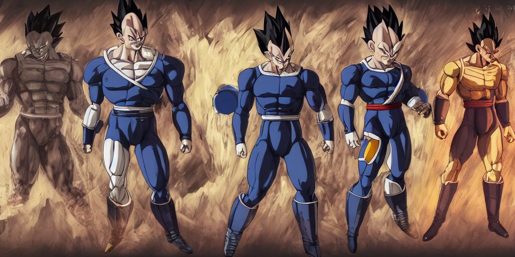 Lexica - Vegeta, character sheet, concept design, contrast, kim jung gi ...