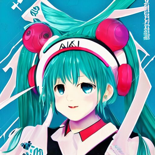 Lexica - Art of the Hatsune Miku in the style of Soviet posters ...