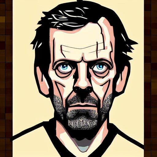Lexica - Dr. Gregory House in Minecraft art style