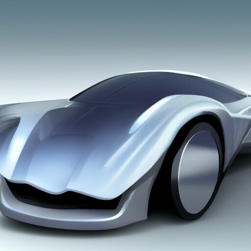 a hiper realistic digital art of a futurist spaceship car - Arthub.ai