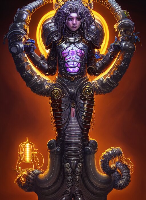 Lexica - Ultradetailed ornate sci-fi RPG illustration of a beautiful ...