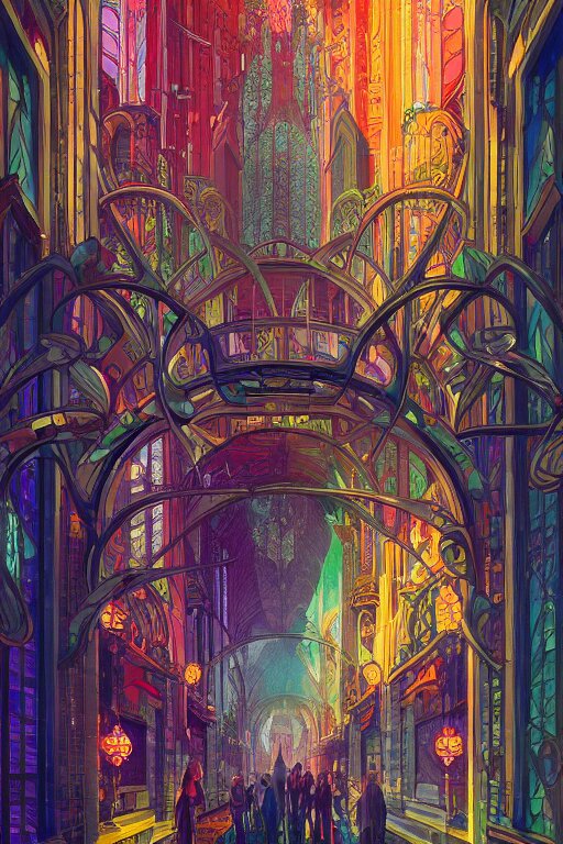 Lexica - Cityscape made out of stained glass, photorealistic, unreal ...