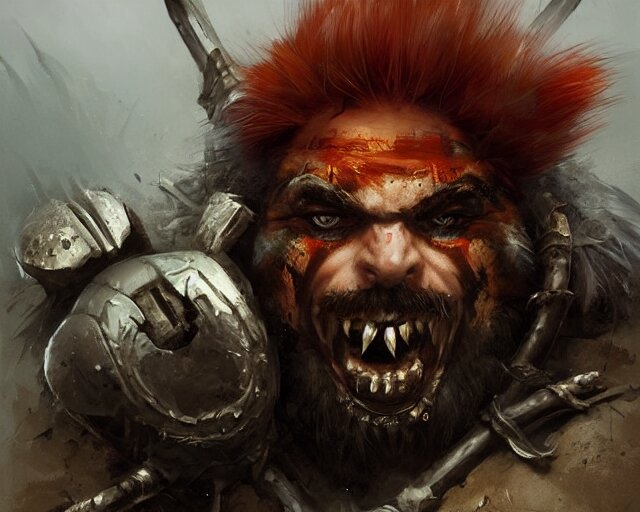 Lexica - Portrait of doctor ivo robotnik as a barbarian, epic, tragic ...