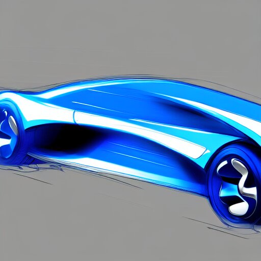 blueprint for an advanced car, concept art, digital sketch, 4 k ...