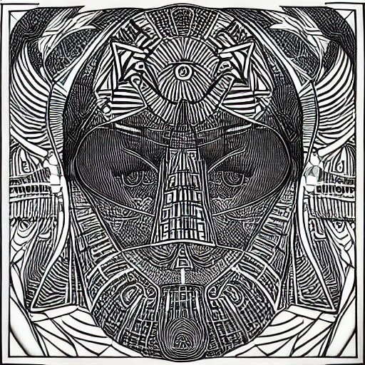 Lexica - “geometrically surreal order of face mask, extremely high ...