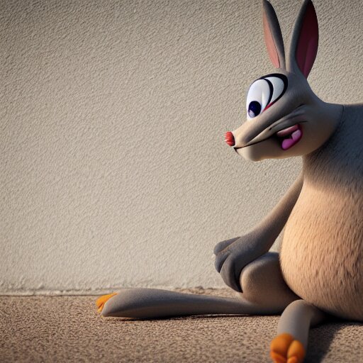 Lexica - A photo of a Big Chungus bugs bunny, sigma 85mm Lens F/1.4 ...