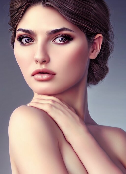 Lexica - A gorgeous greek female photo, professionally retouched, soft ...