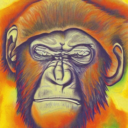 stoned ape theory, psilocybin mushrooms, abstract, evolution - Arthub.ai