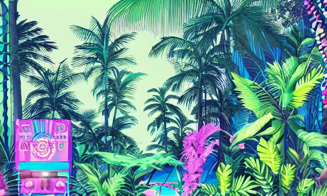 Lexica - Vaporwave Jungle