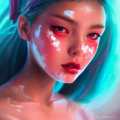 Lexica - Portrait of beautiful girl with luscious full pouty lips ...