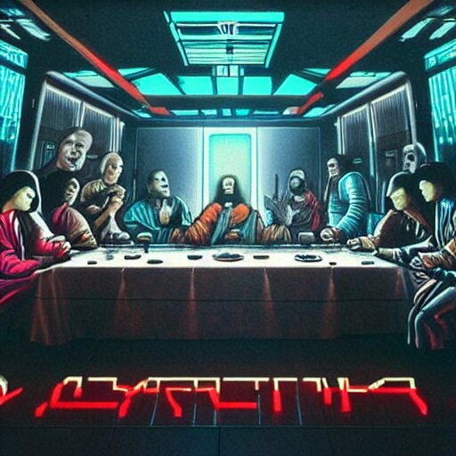 Lexica - Cyberpunk last supper