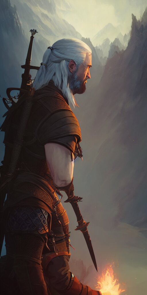 Lexica - The gerald of rivia, witcher 3, extremely detailed digital ...