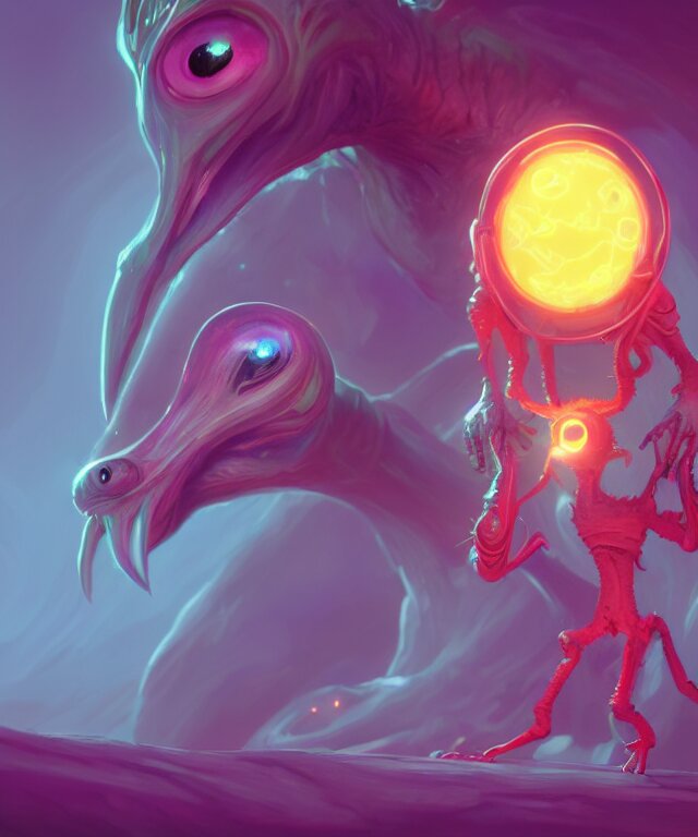 Lexica - A telekinetic alien creature, adorable and whimsical, fantasy ...