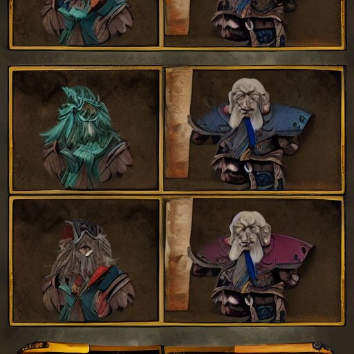 Lexica - Dungeons and dragons character sheet art of a one eyed ...