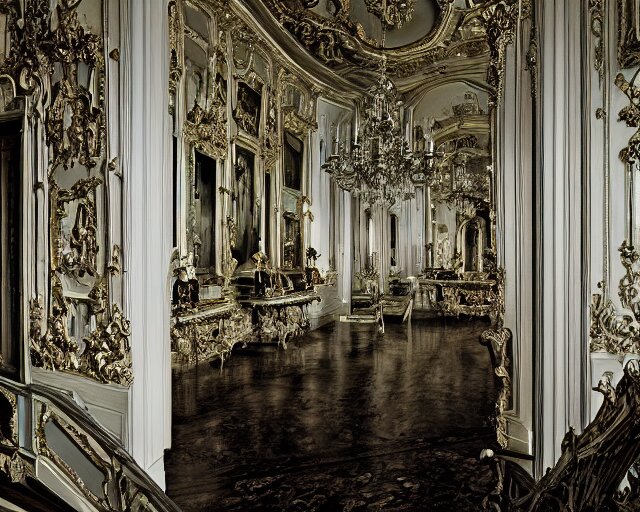 Lexica - Photo of rococo interior, hyperrealism. photorealistic ...