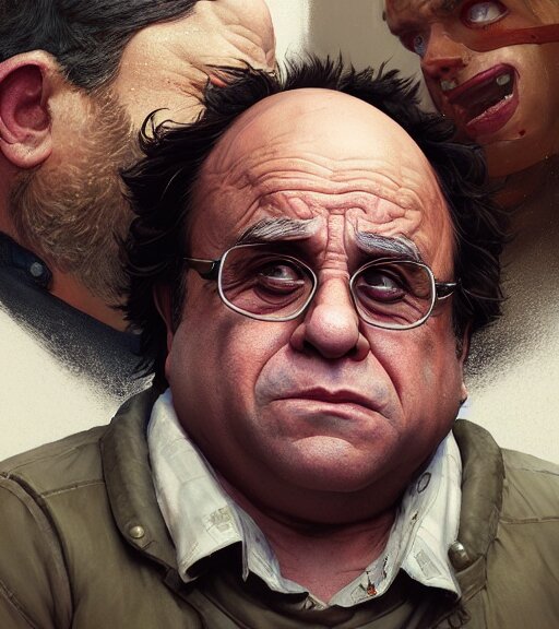 Lexica - Highly detailed portrait of Danny DeVito, in GTA V, Stephen ...