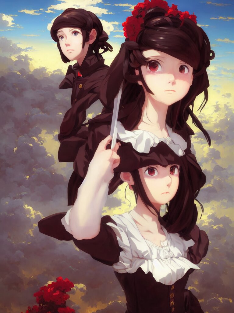 Lexica - Baroque oil painting anime key visual full body portrait ...