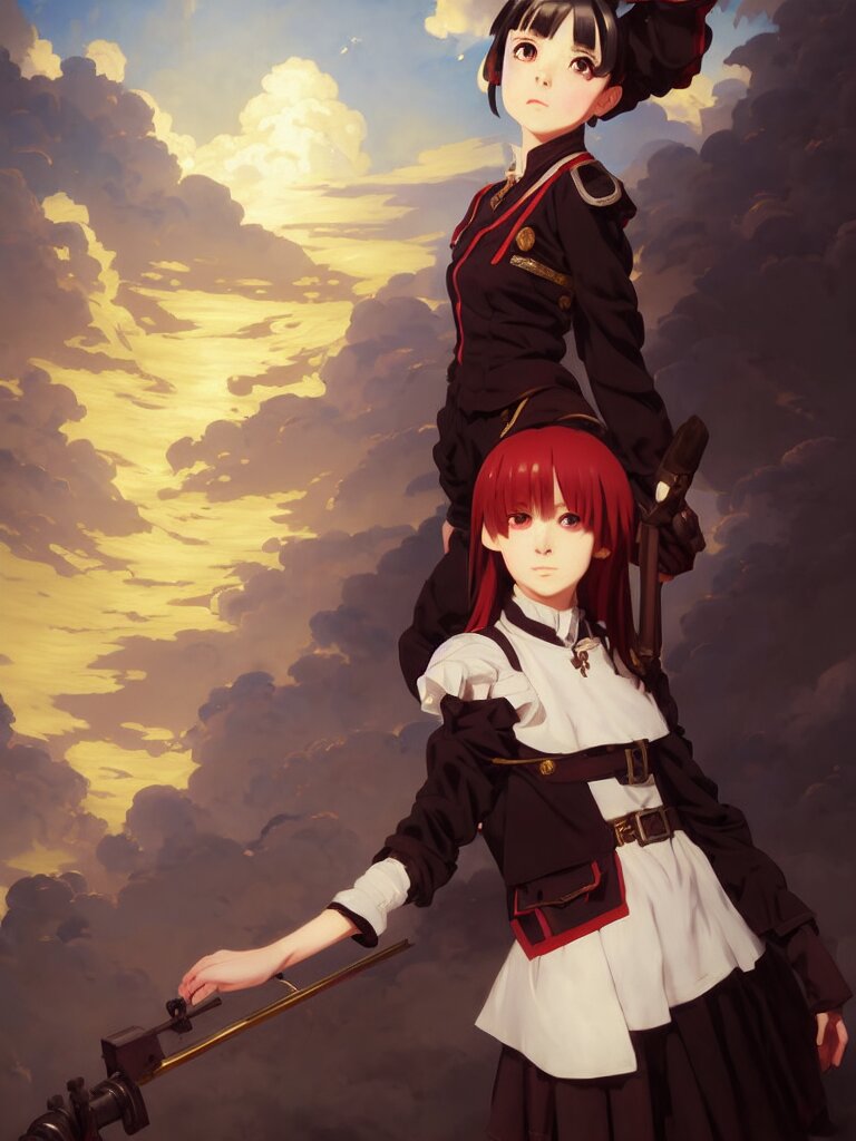 Lexica - Baroque oil painting anime key visual full body portrait ...