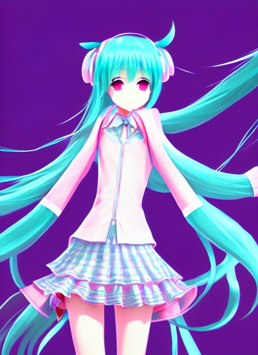 Lexica - Hatsune miku walk in park, global illumination!! intricate ...