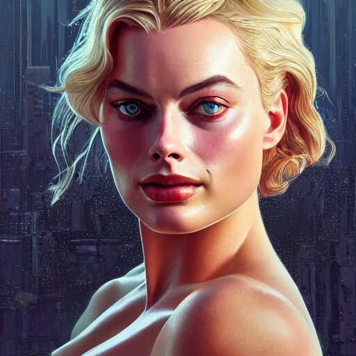 Lexica - Margot Robbie, intricate, highly detailed, digital painting ...